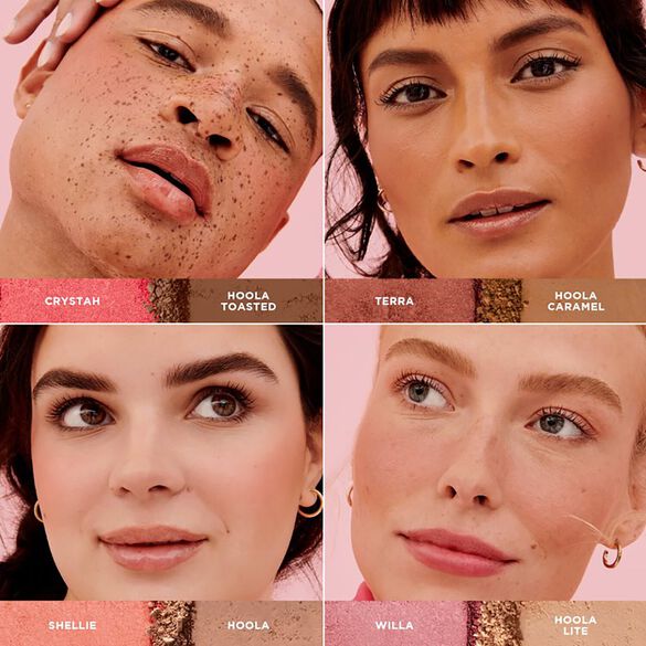 Hoola & WANDERful World Face Palette - Mini paleta bronzer & blush ...