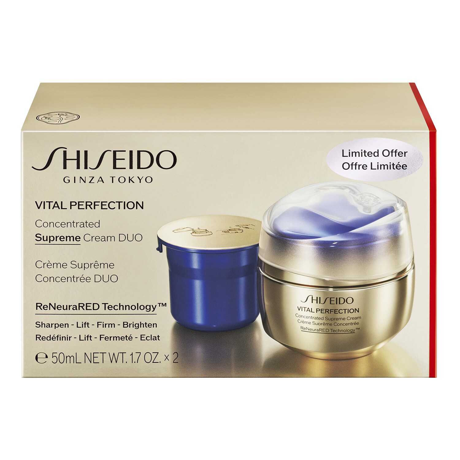 Vital Perfection Concentrated Supreme Cream Duo - Duo crema Shiseido ≡ ...