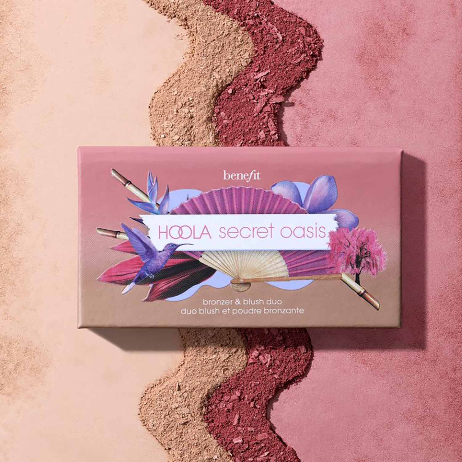Hoola & WANDERful World Face Palette - Mini paleta bronzer & blush ...