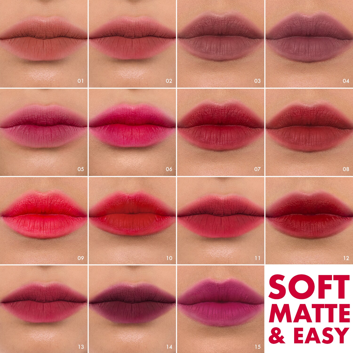 Soft Matte & Easy - Ruj de buze mat Sephora Collection ≡ SEPHORA