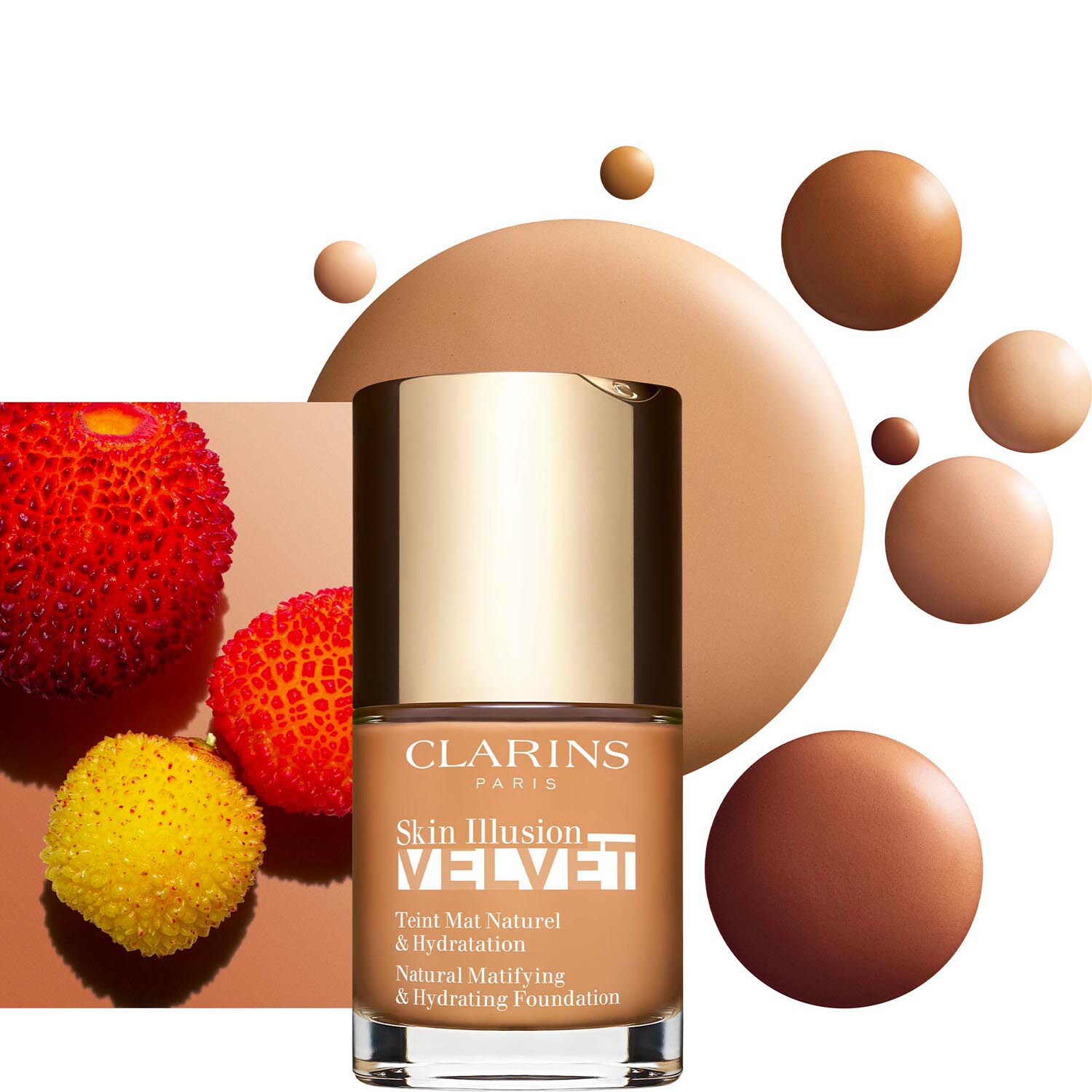 Skin Illusion Velvet | CLARINS Fond de Ten ≡ SEPHORA