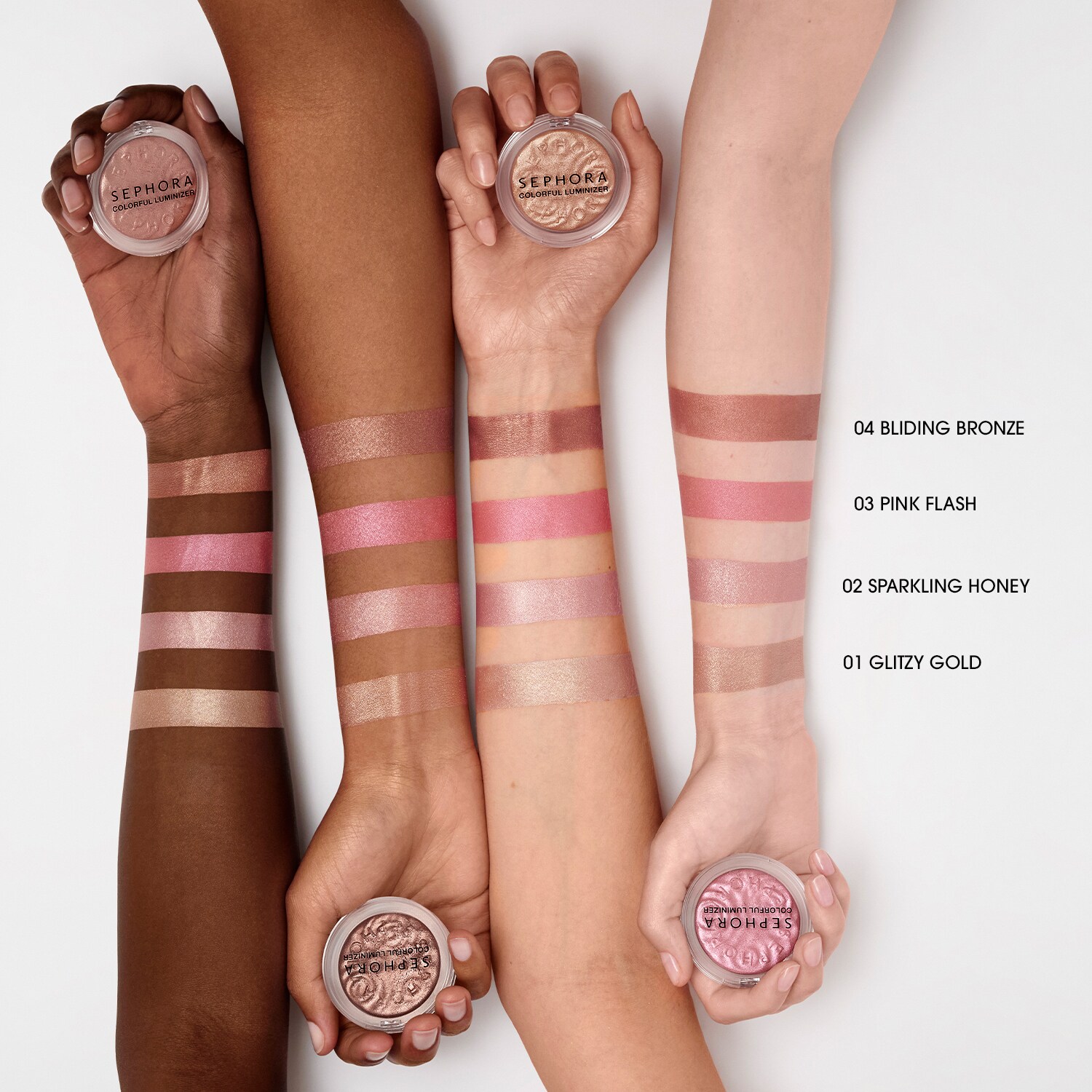 Colorful Luminizer - Pudra iluminatoare pentru ten Sephora Collection ≡ ...