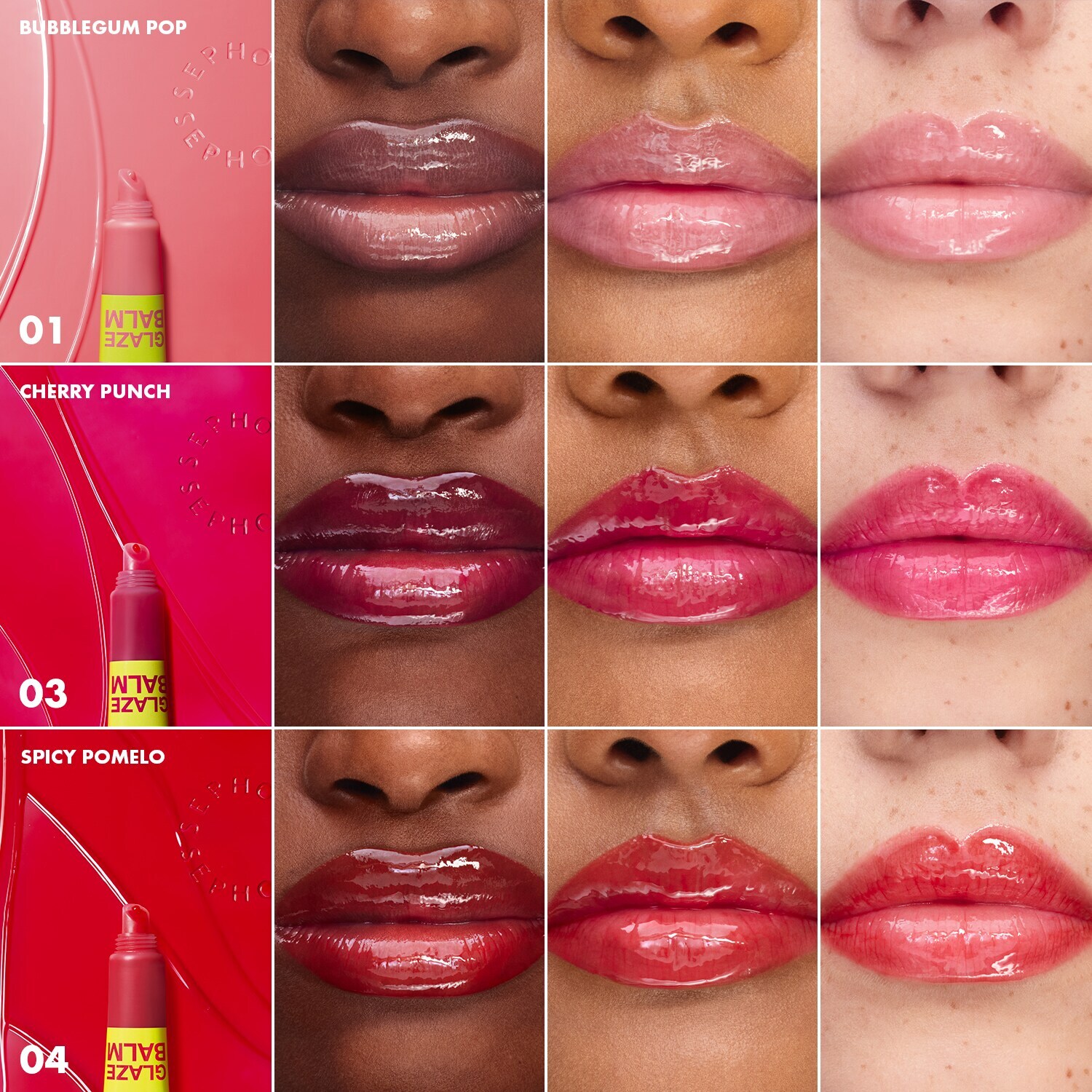 GLAZE BALM - Balsam de buze colorat glossy Sephora Collection ≡ SEPHORA