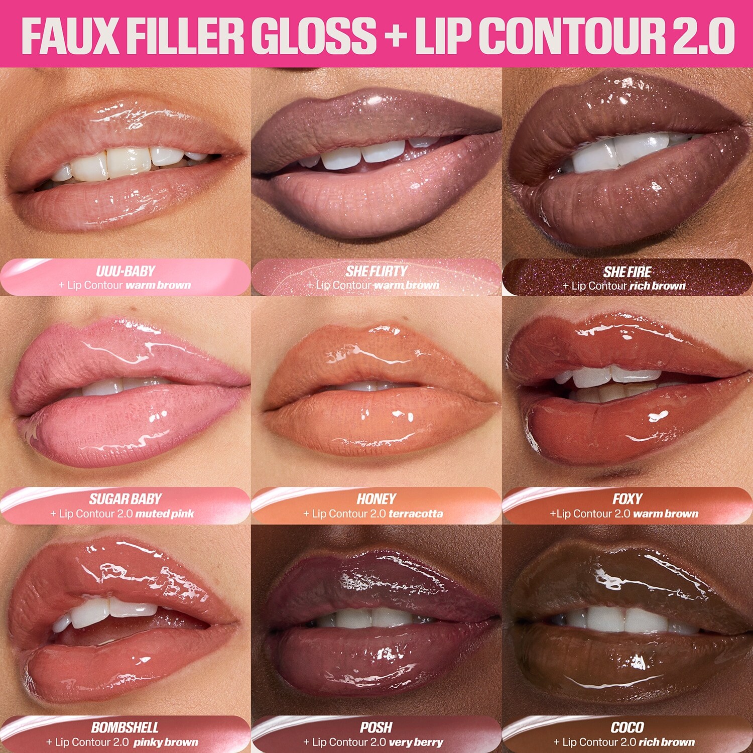 Faux Filler - Gloss ultra-stralucitor Huda Beauty ≡ SEPHORA
