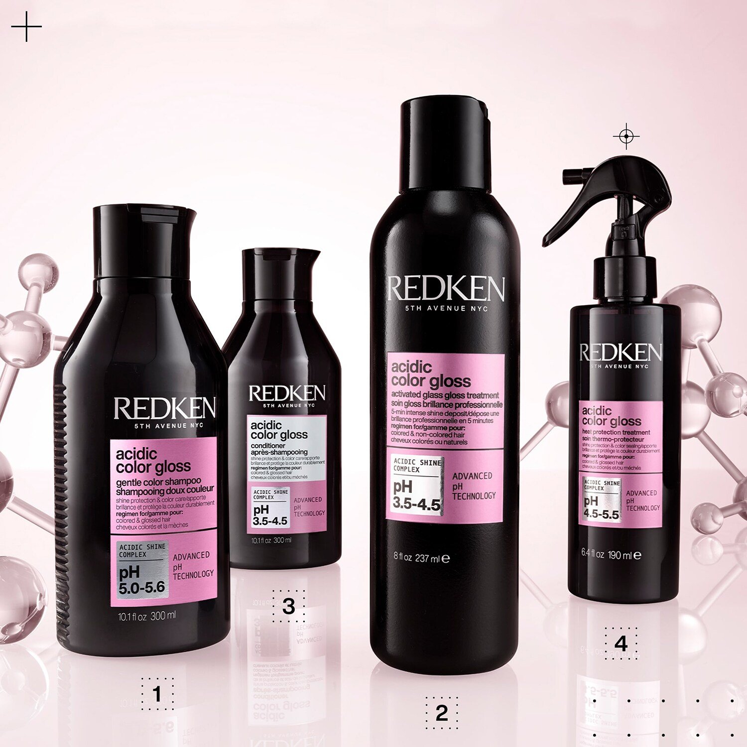 Acidic Color Gloss Shampoo - Sampon pentru stralucire par vopsit REDKEN ≡ SEPHORA
